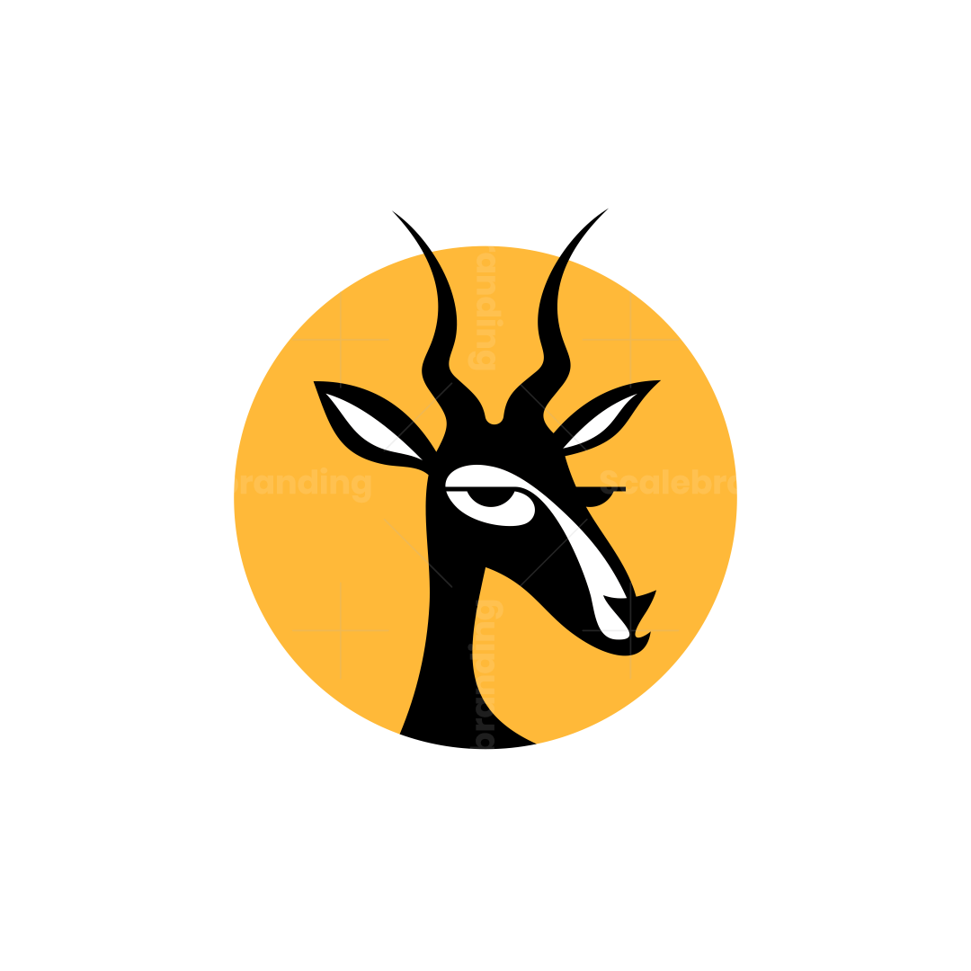 Stylized Elegant Antelope Logo Design | Scalebranding