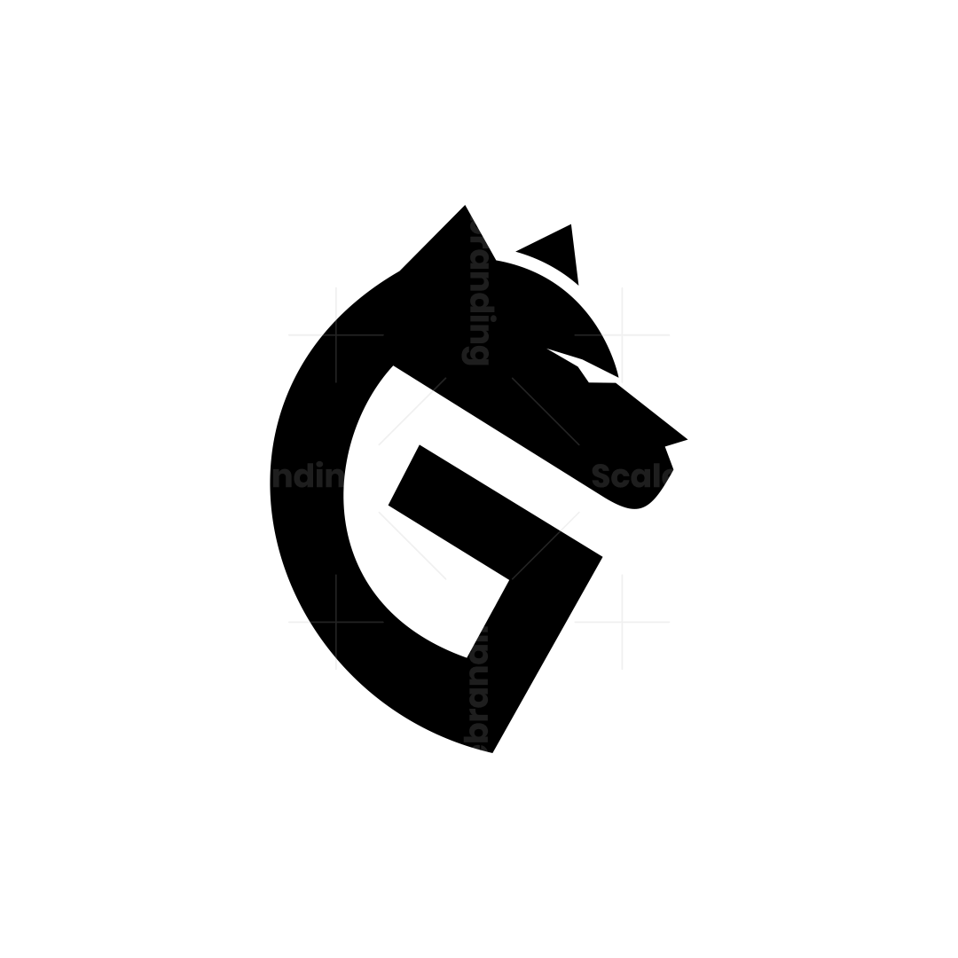 Letter G wolf Modern logo | Scalebranding