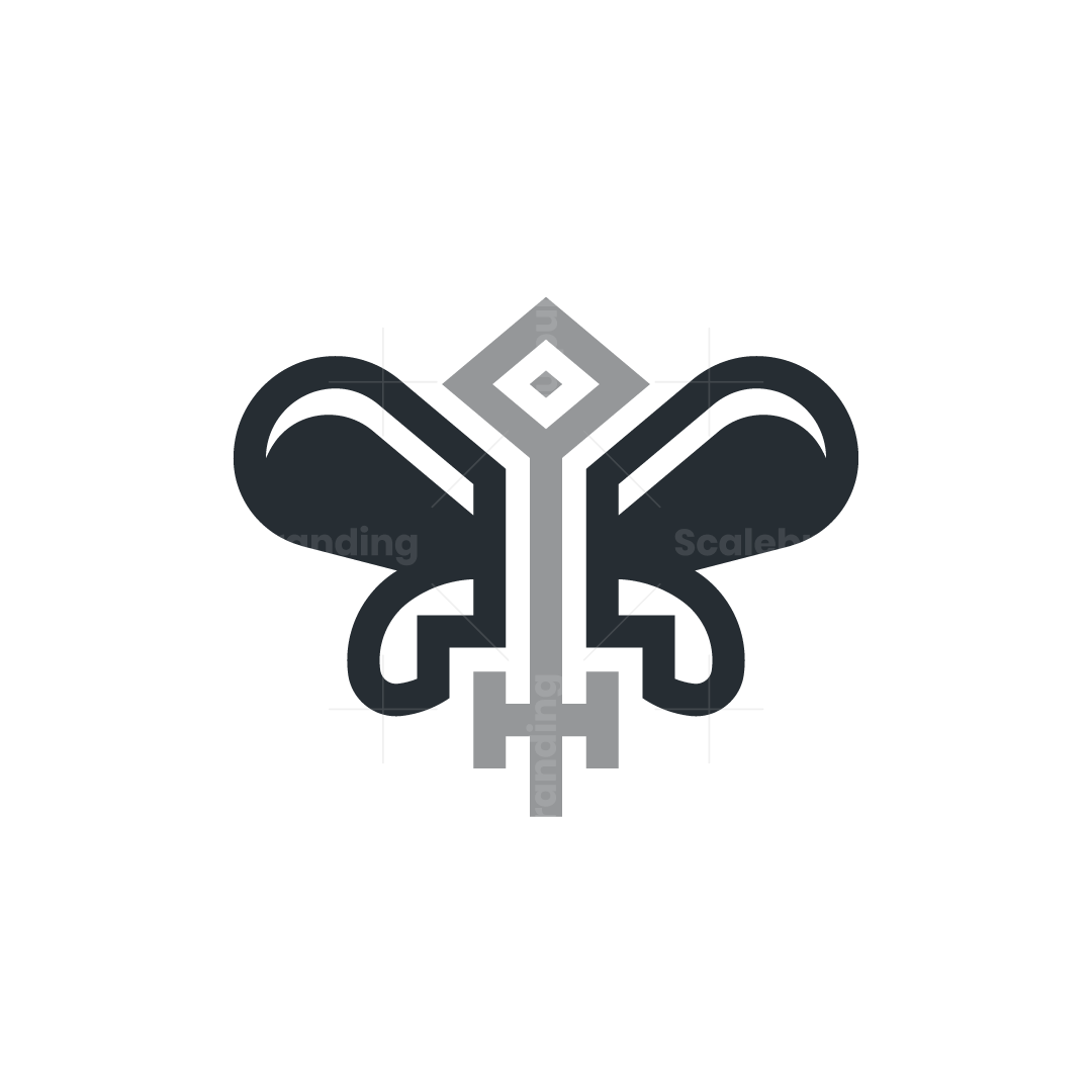 Butterfly Key Logo | Scalebranding