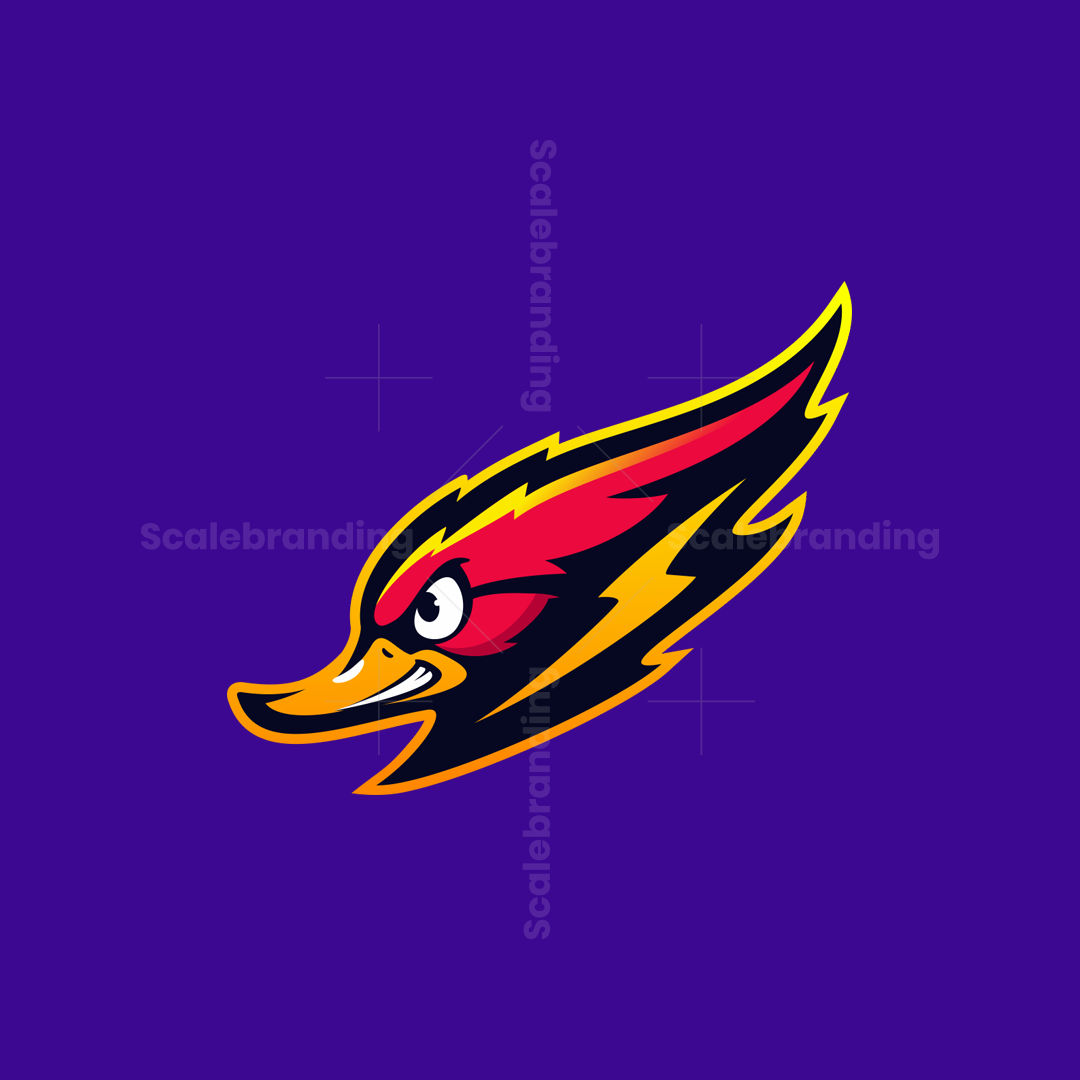 Lightning Speed Energy Bird Logo | Scalebranding