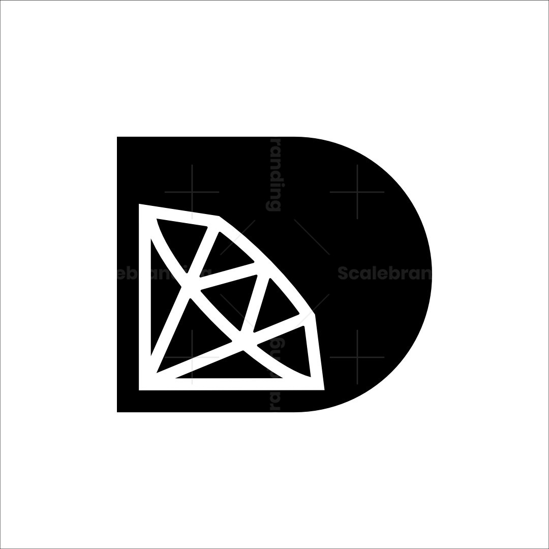 Letter D diamond logo | Scalebranding