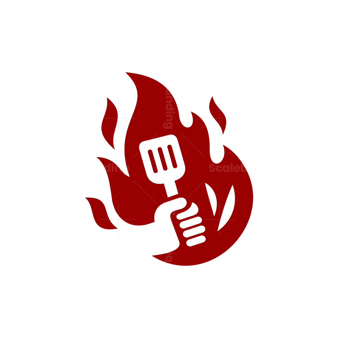 Modern fire chef simple logo | Scalebranding