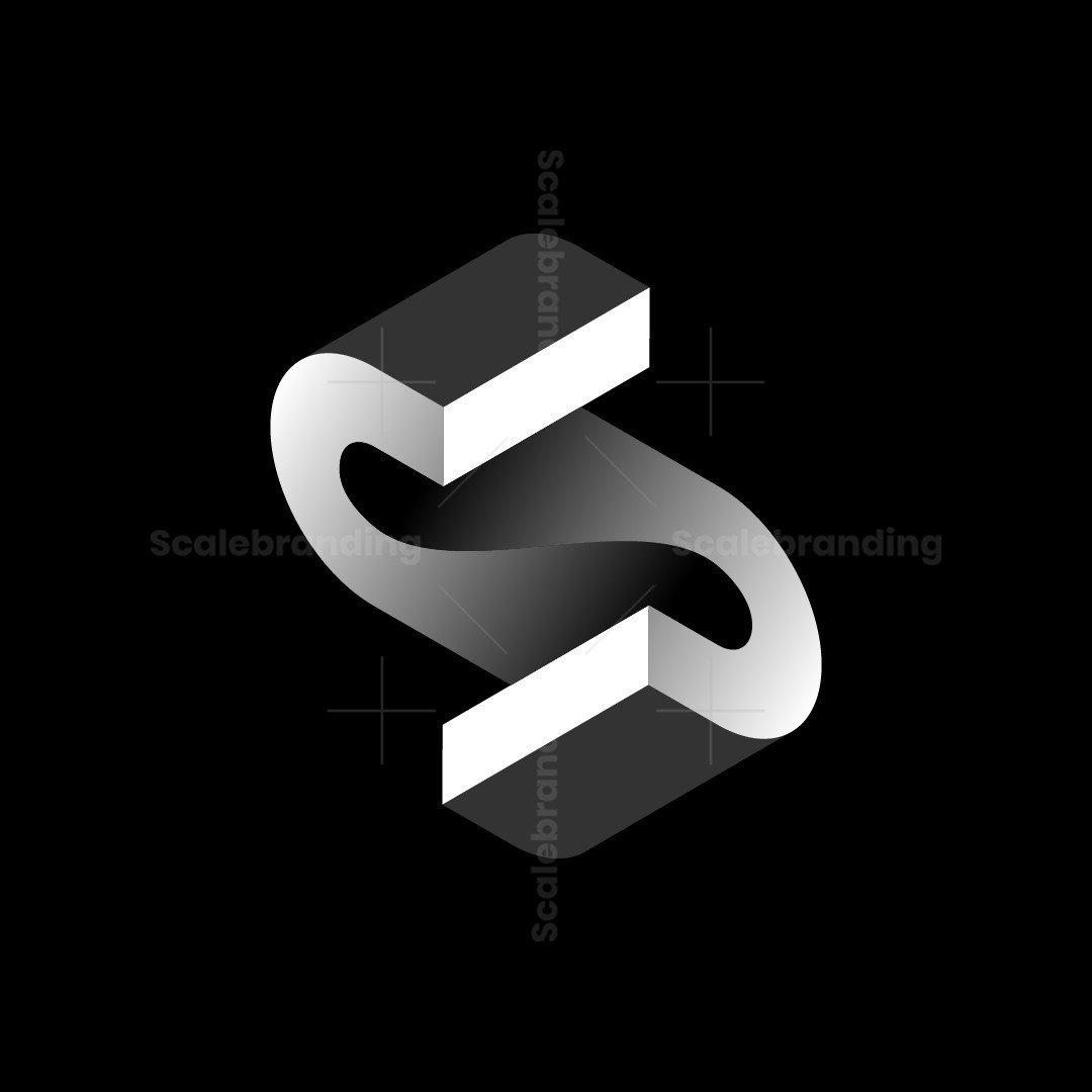 3D Letter S Logo | Scalebranding