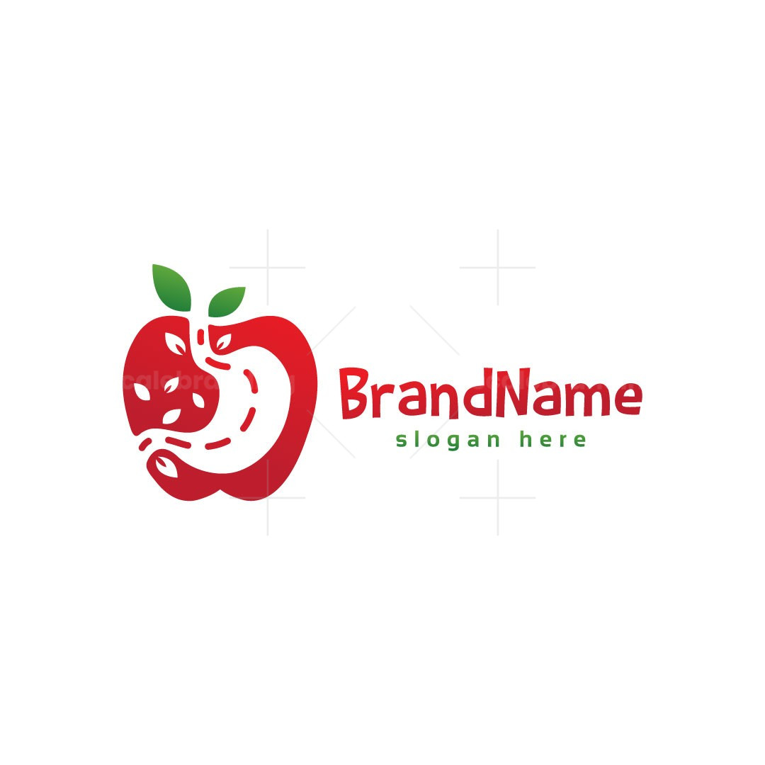 Diet Apple Nutrition Logo | Scalebranding