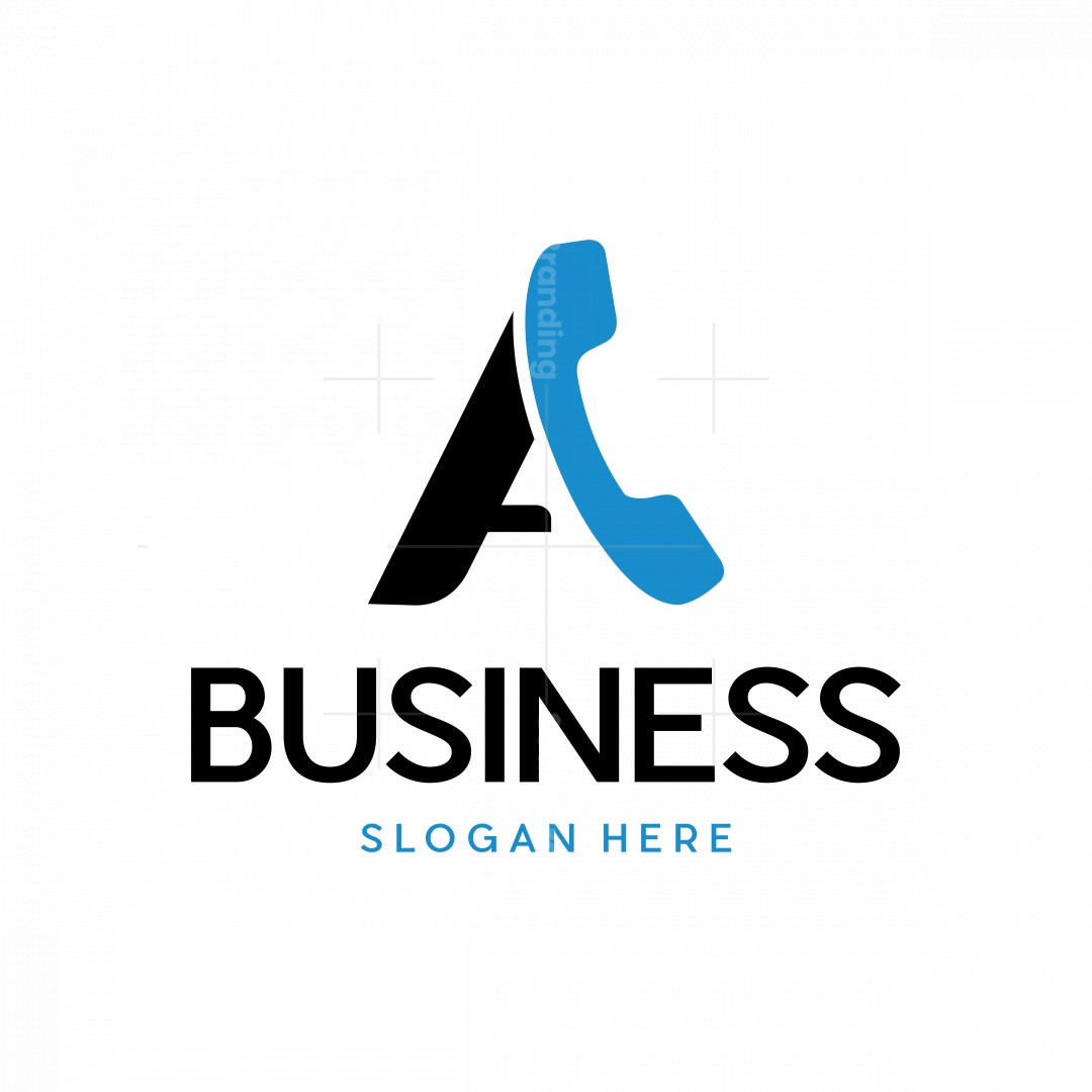 Letter A Phone Logo | Scalebranding