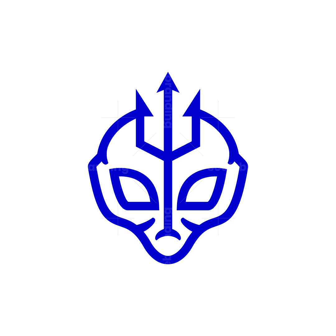 Alien Head Trident Logo Trident Alien Logo | Scalebranding