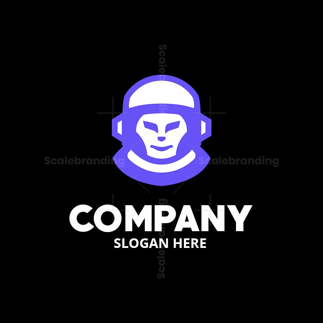 Astronaut Alien Logomark | Scalebranding