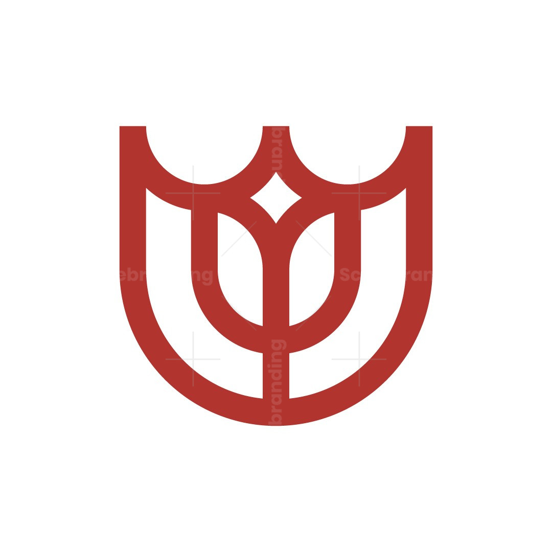 Flower Shield Logo | Scalebranding