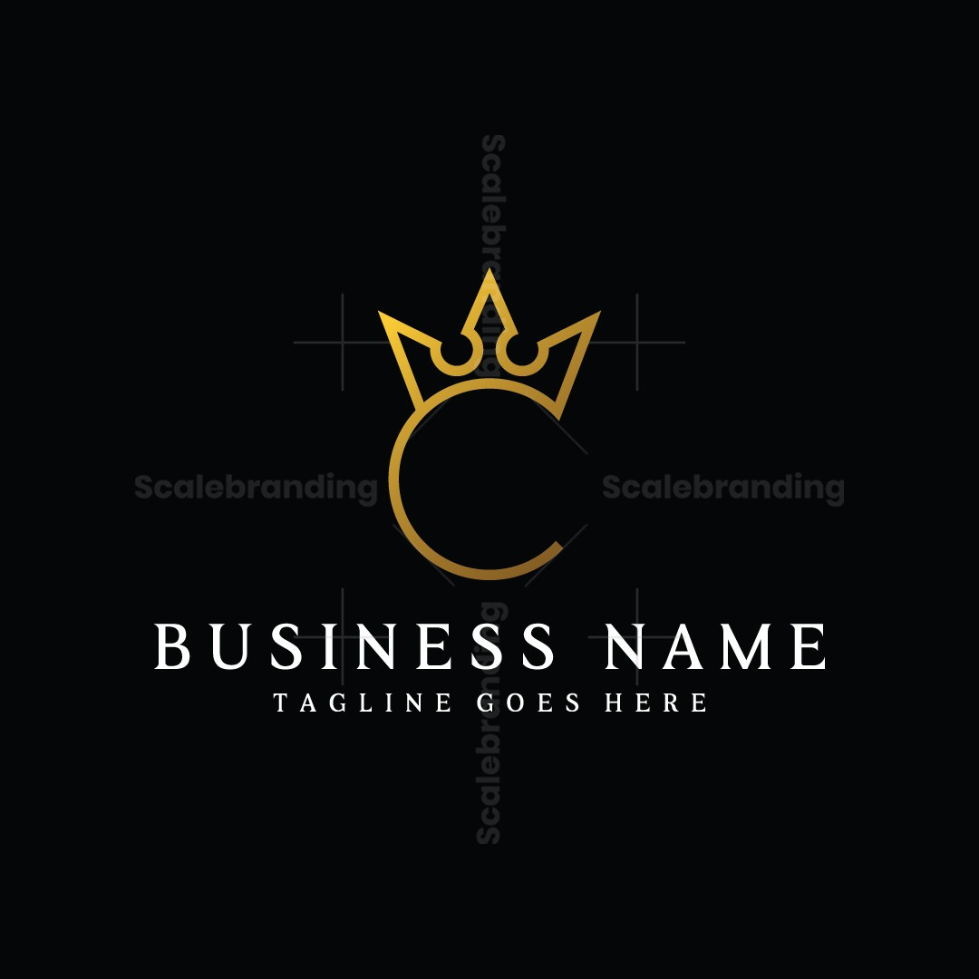 Letter C Crown Logo | Scalebranding