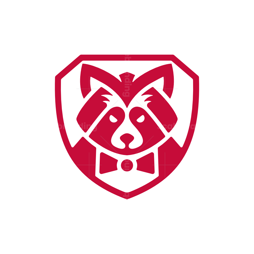 Professional red panda shield logo | Scalebranding