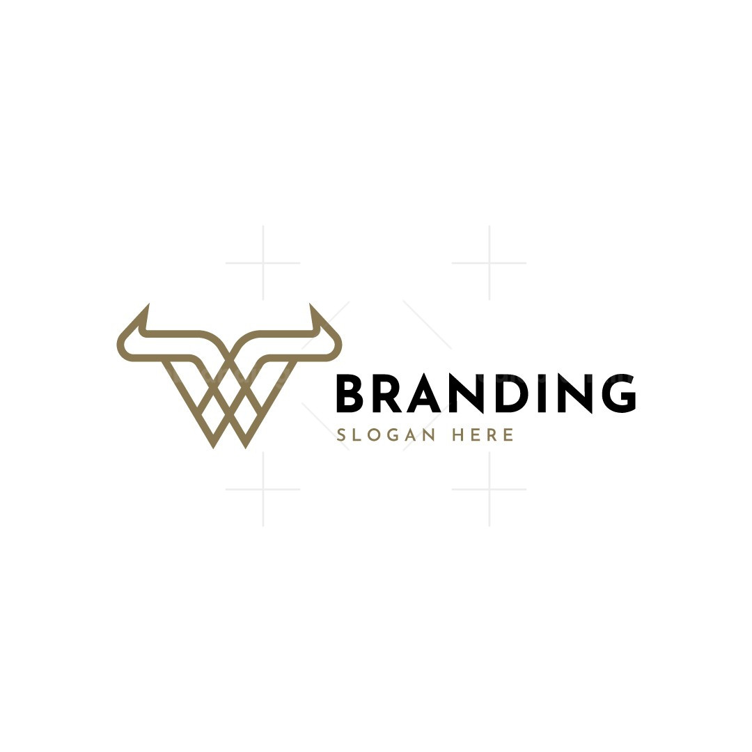 Letter W Bull Logo | Scalebranding
