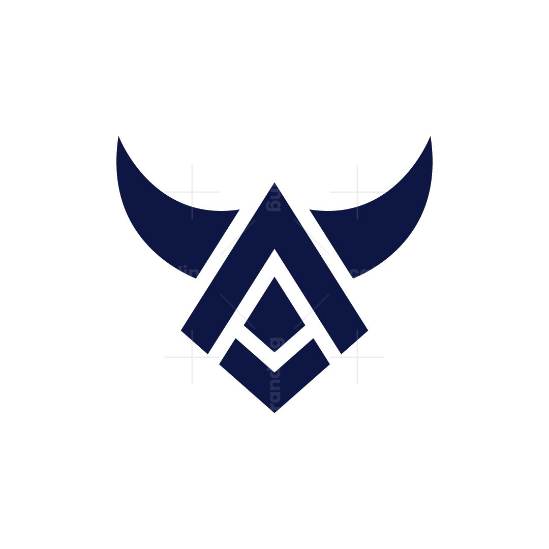 Letter A horned logo | Scalebranding