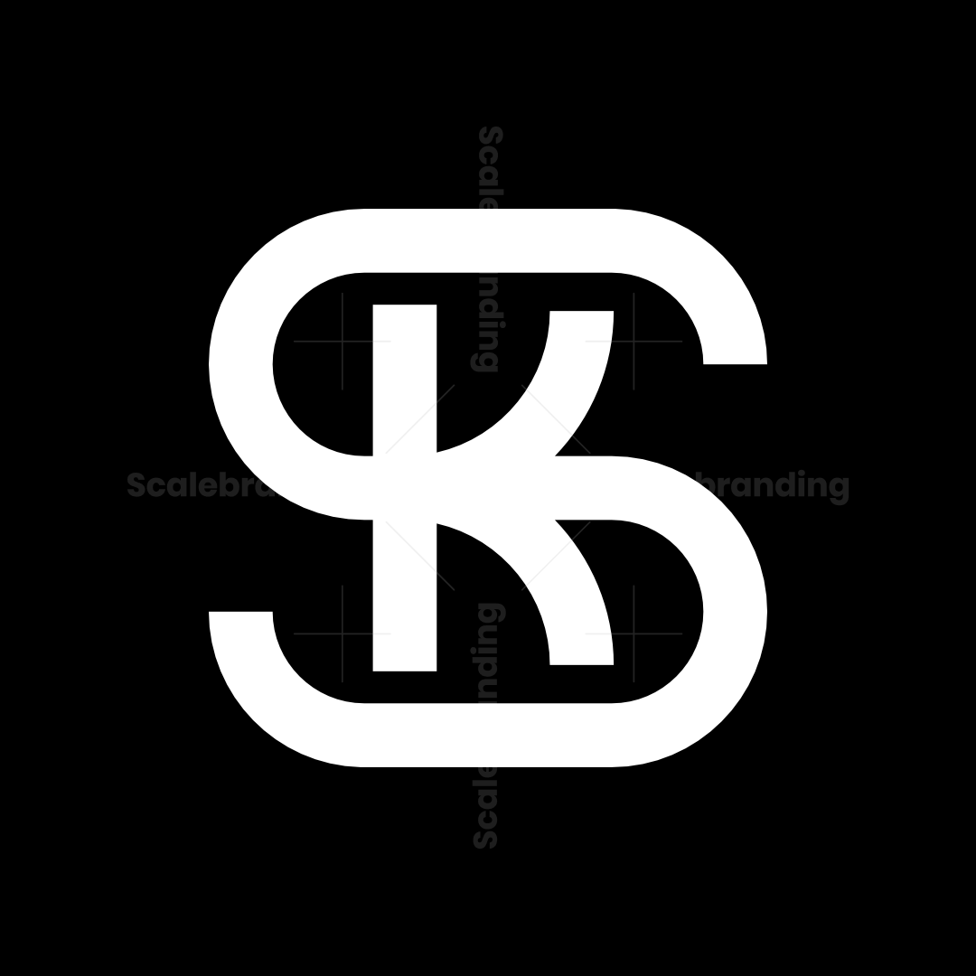 Elegant Ks Sk Letter Logo | Scalebranding