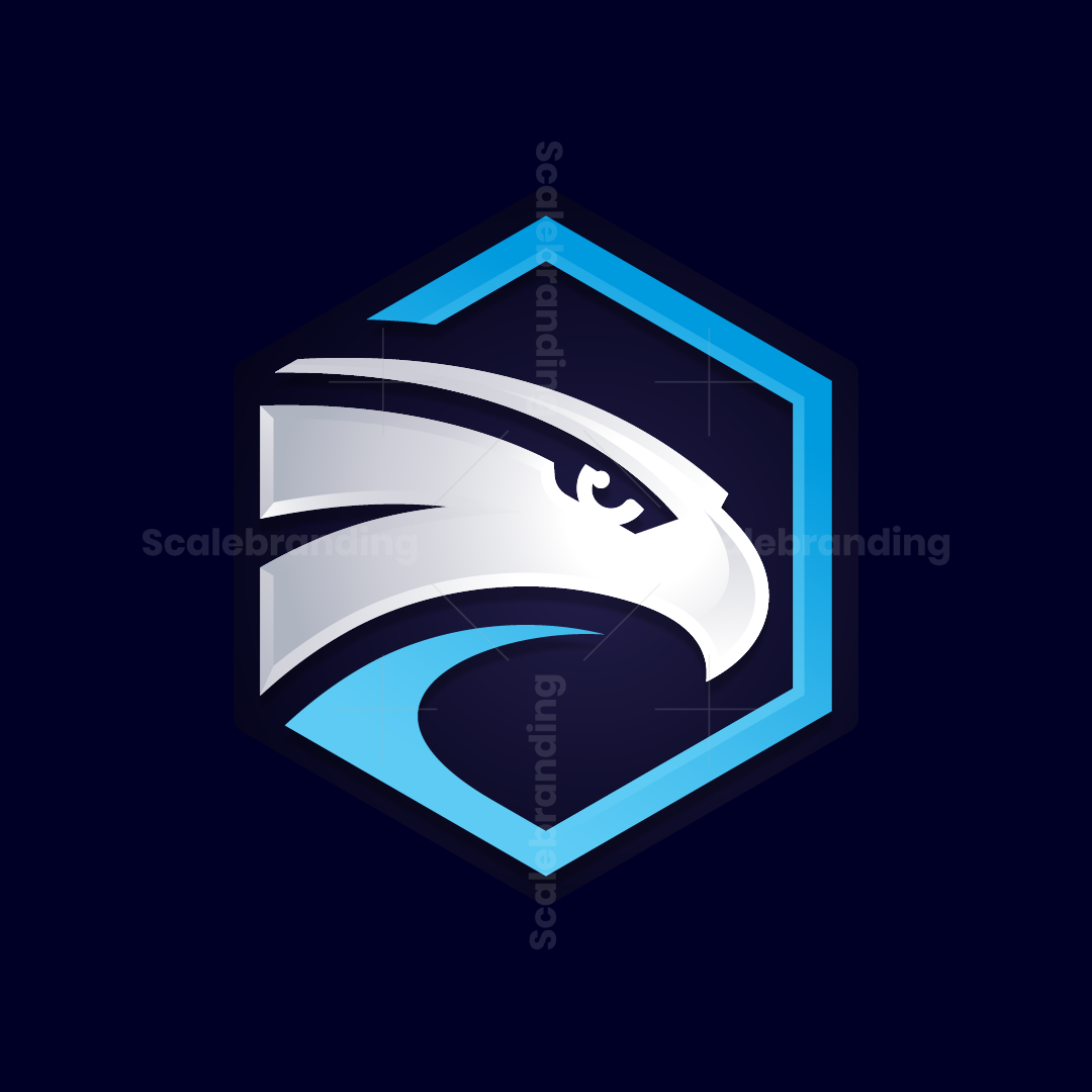 Eagle Tech Hexagon Unique logo | Scalebranding