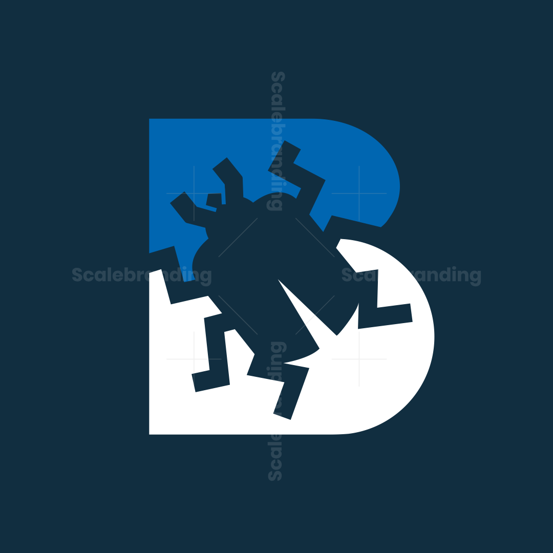 Letter B Beetle Simple Logo | Scalebranding