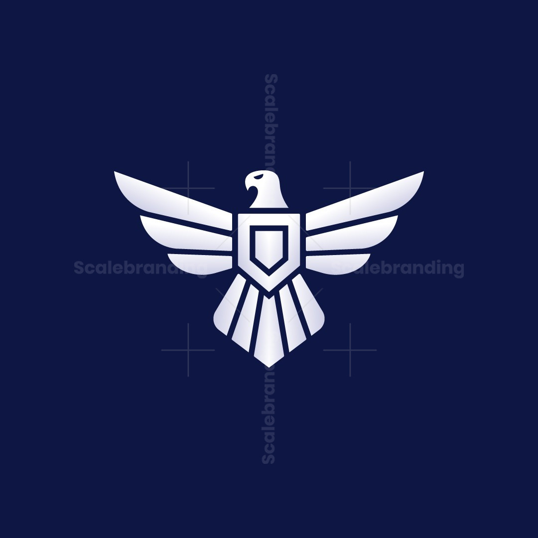 Strong eagle shield logo | Scalebranding