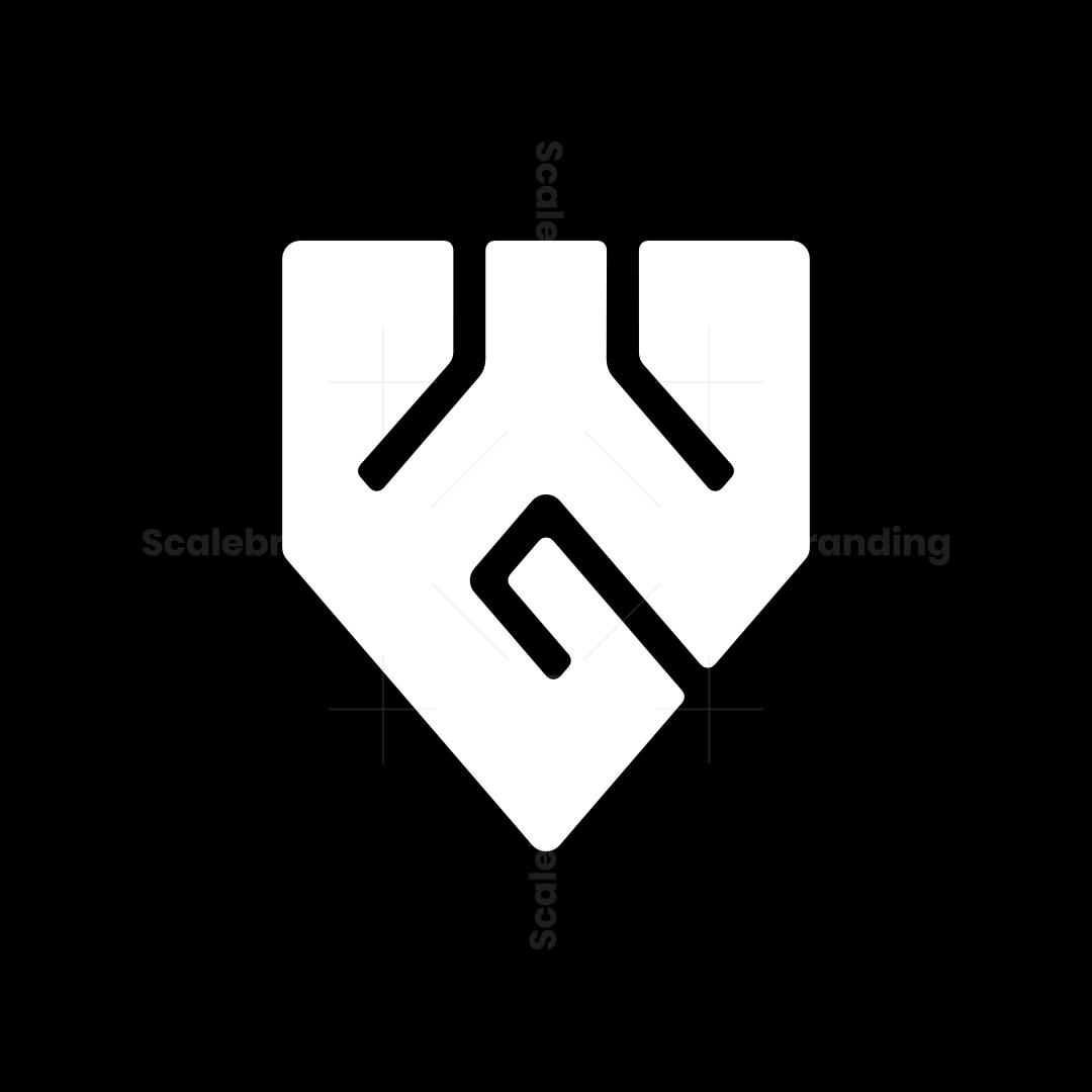 Abstract Wg Or Gw Logo | Scalebranding