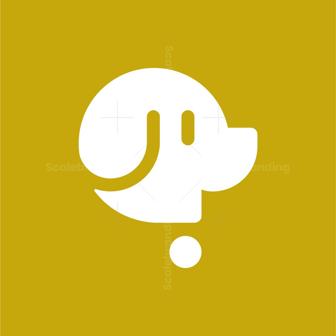 Yellow happy dog logo | Scalebranding