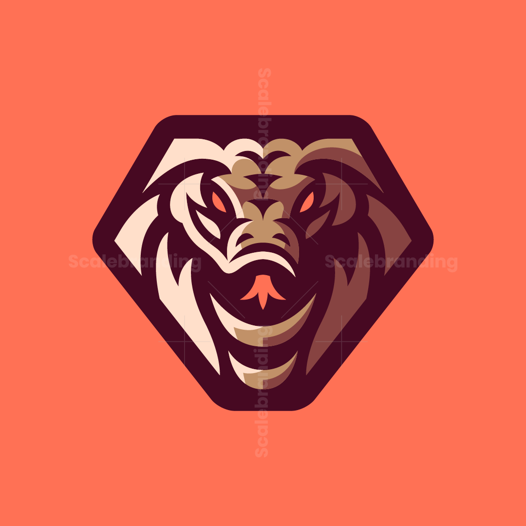 Diamond Shaped Cobra Snake Logo | Scalebranding