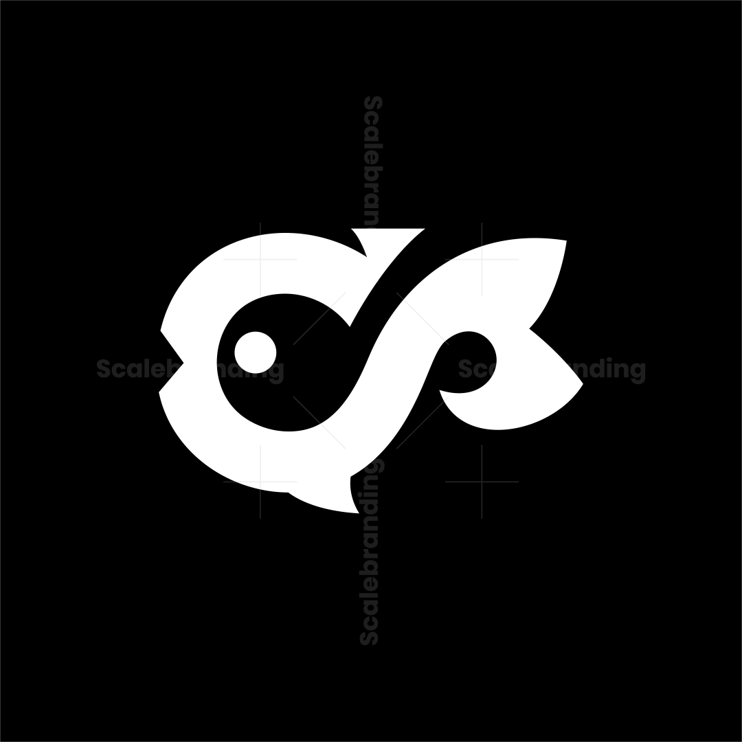 Fish Logo Modern Infinity Fish Logo | Scalebranding