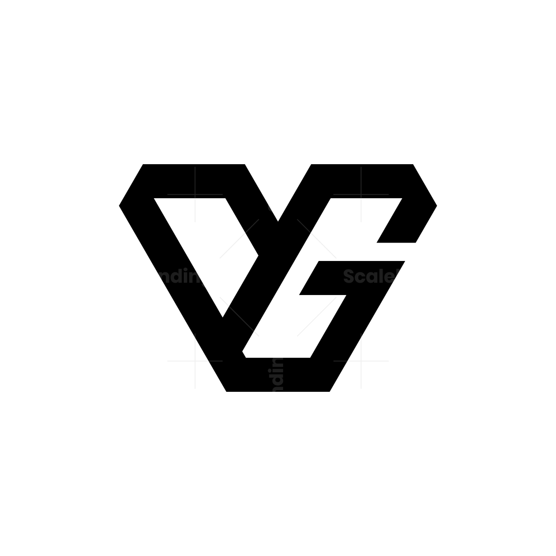 Initial Letter VG Modern logo | Scalebranding