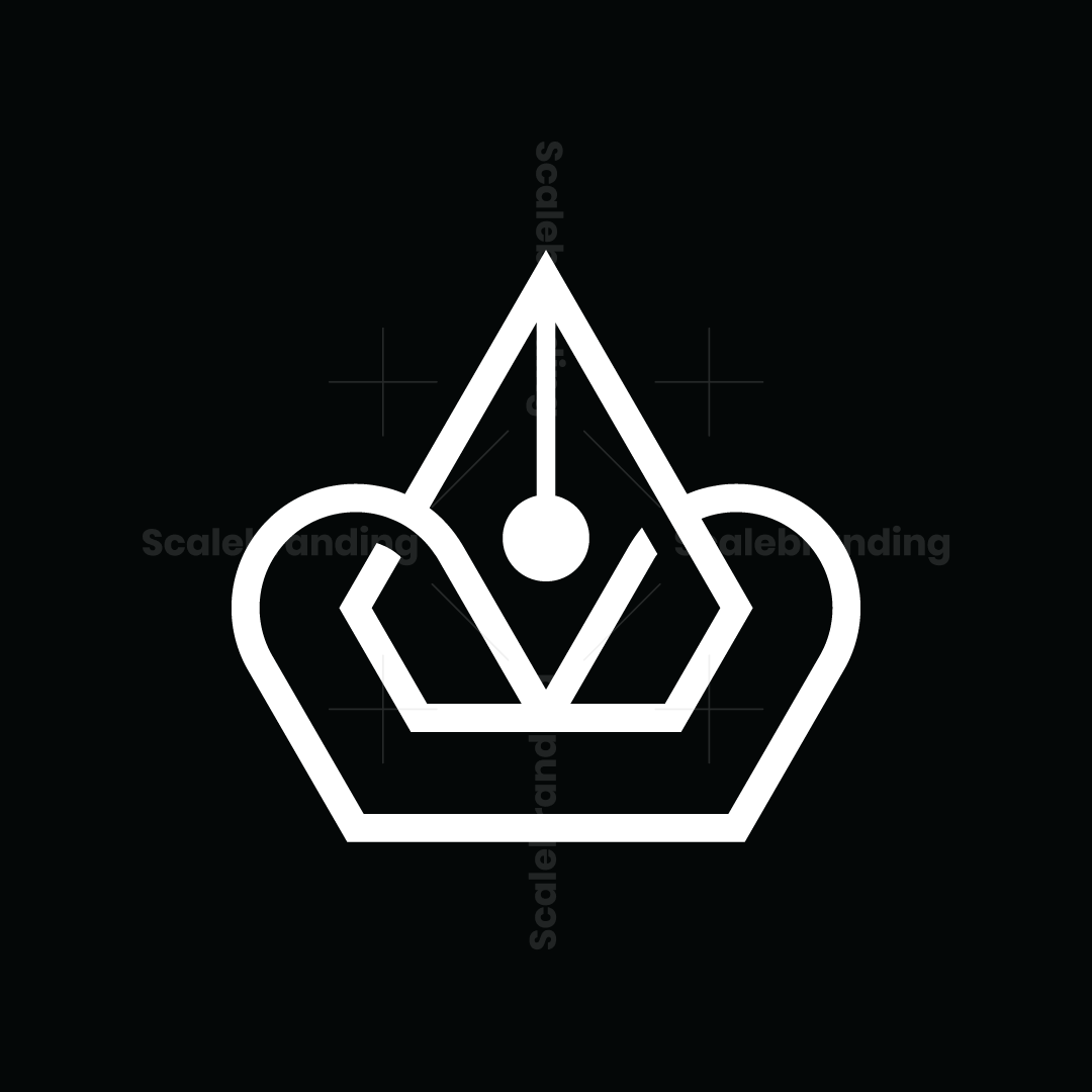 Pen Crown Logo | Scalebranding