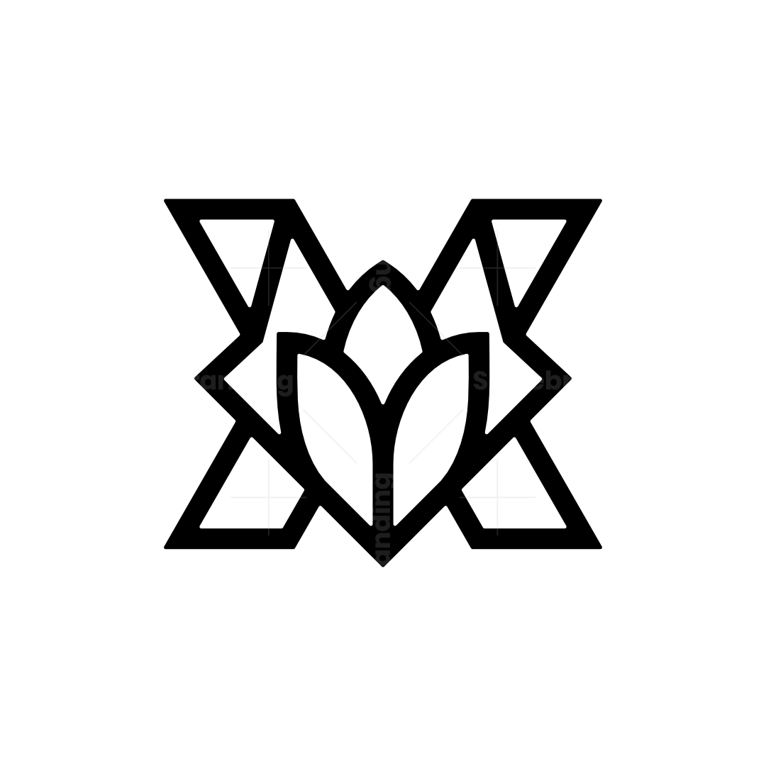 Letter X Lotus Fox Logo | Scalebranding