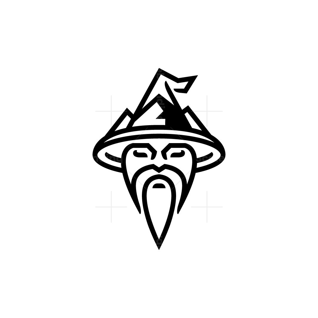 Great Mountain Wizard Logo | Scalebranding