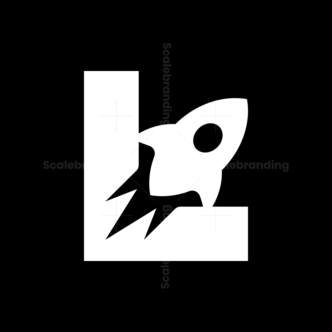 Letter L Fast Rocket Logo | Scalebranding