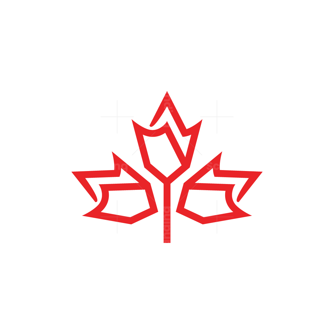 Security Maple Logo Shield Maple Leaf Logo | Scalebranding