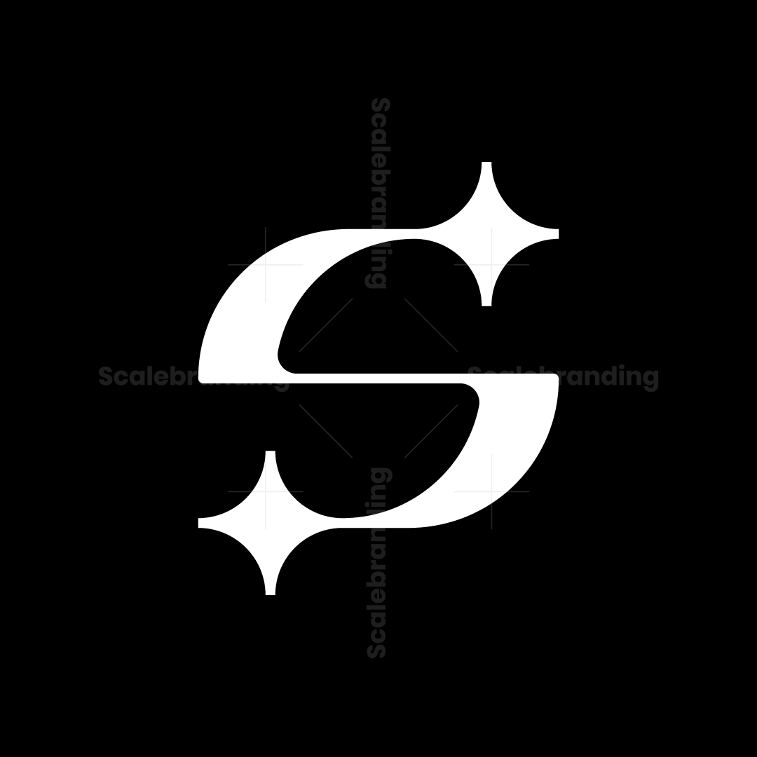 Letter S Star Modern Logo | Scalebranding
