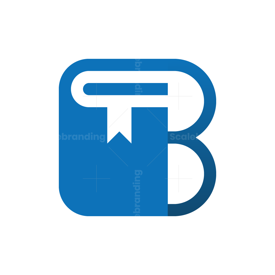 Letter B Blue Book Logo | Scalebranding