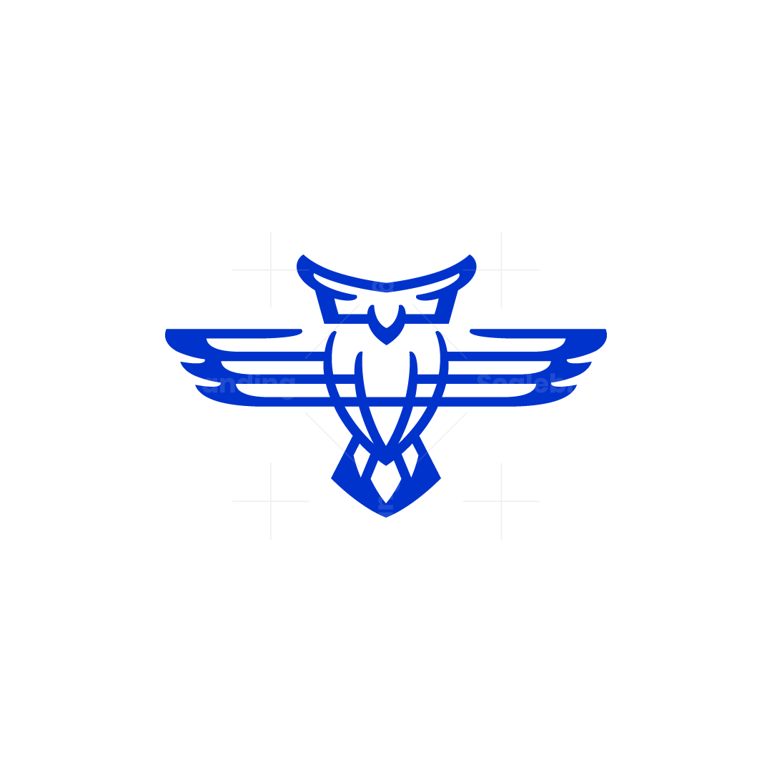 Capital Owl Logo Blue Owl Logo | Scalebranding