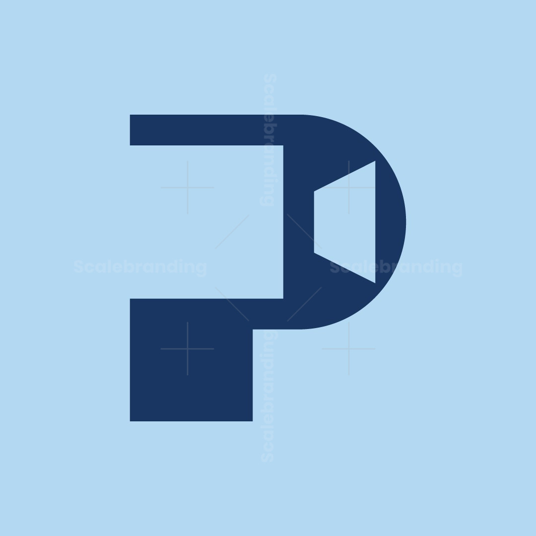 Letter P Camera Logo | Scalebranding