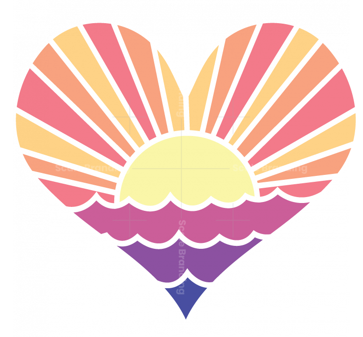 Heart Sun River Logo | Scalebranding