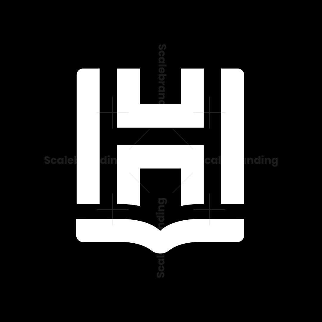 H Letter Book Logo | Scalebranding
