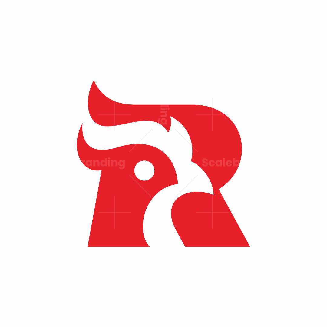 Letter R Rooster Logo | Scalebranding