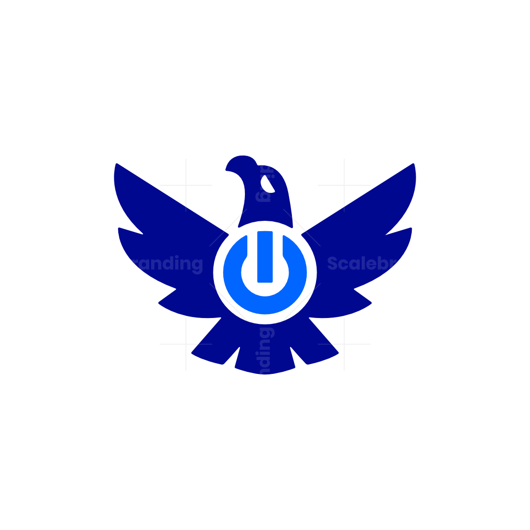 Power flying eagle simple logo | Scalebranding