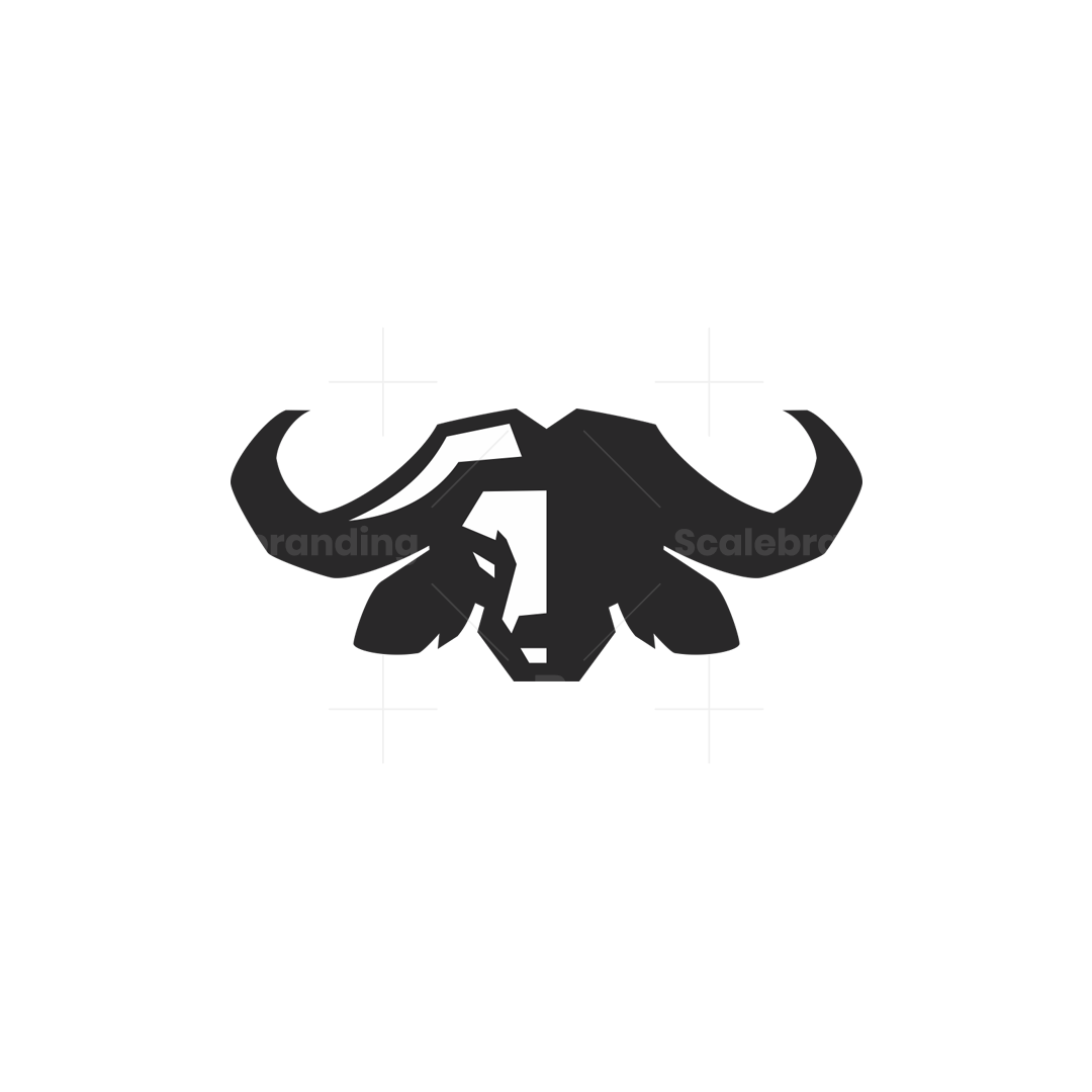 Strong African Buffalo Head Logo | Scalebranding