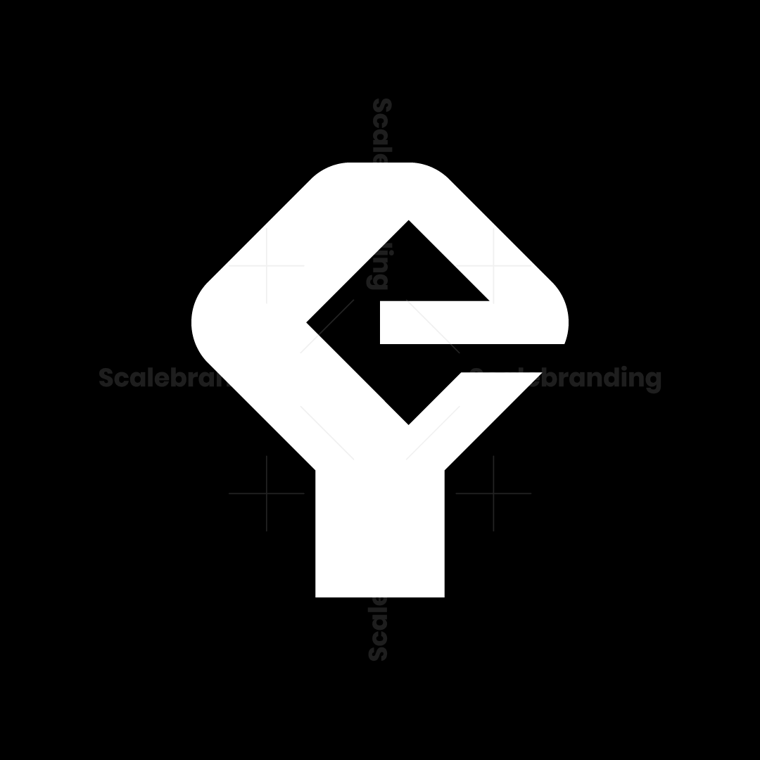 Initials YE or EY Monogram Logo | Scalebranding