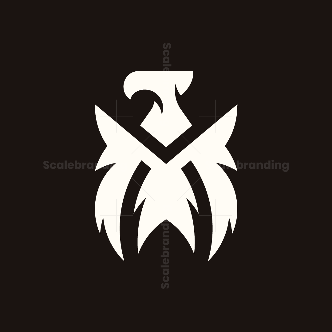 Minimalist Letter M Phoenix Logo | Scalebranding