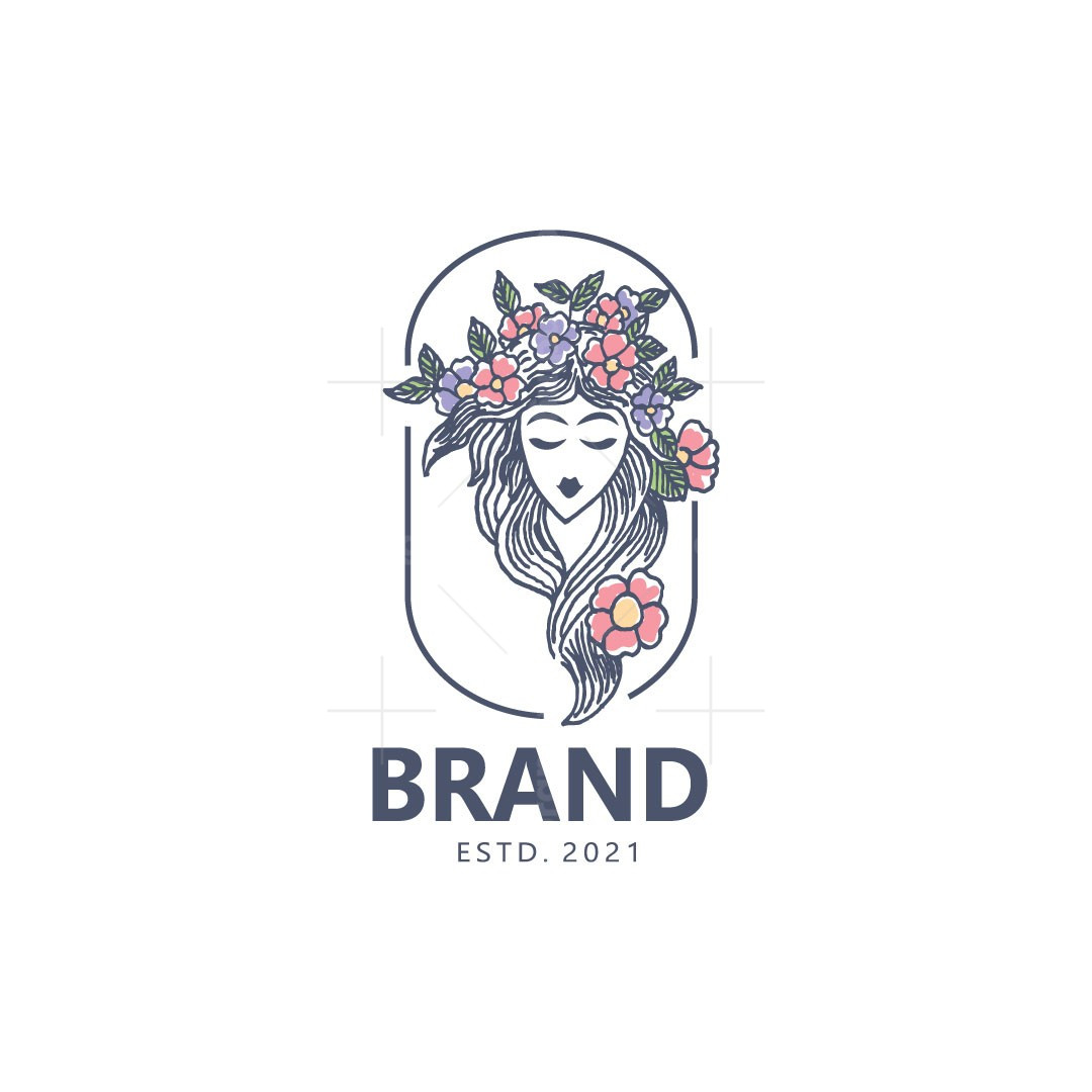 Flowers Hair Logo | Scalebranding