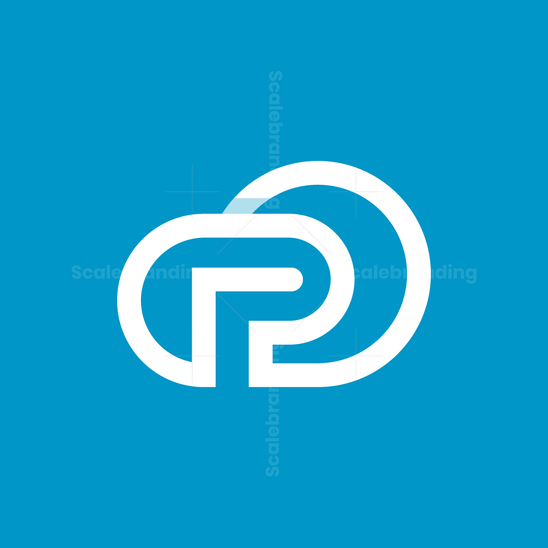 Minimalist Letter P With Cloud Logo | Scalebranding