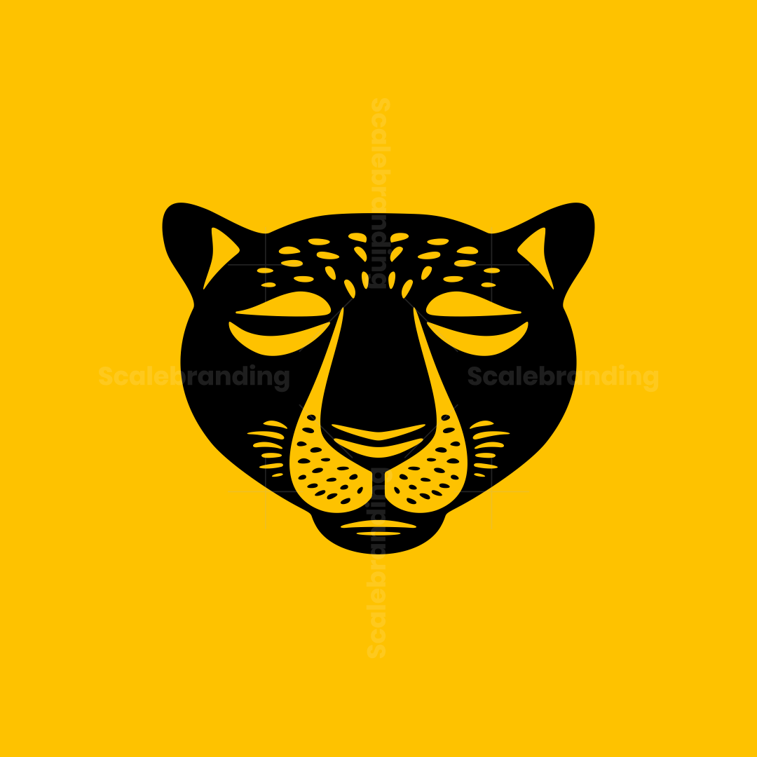 Calm Jaguar With Closed Eyes Logo | Scalebranding