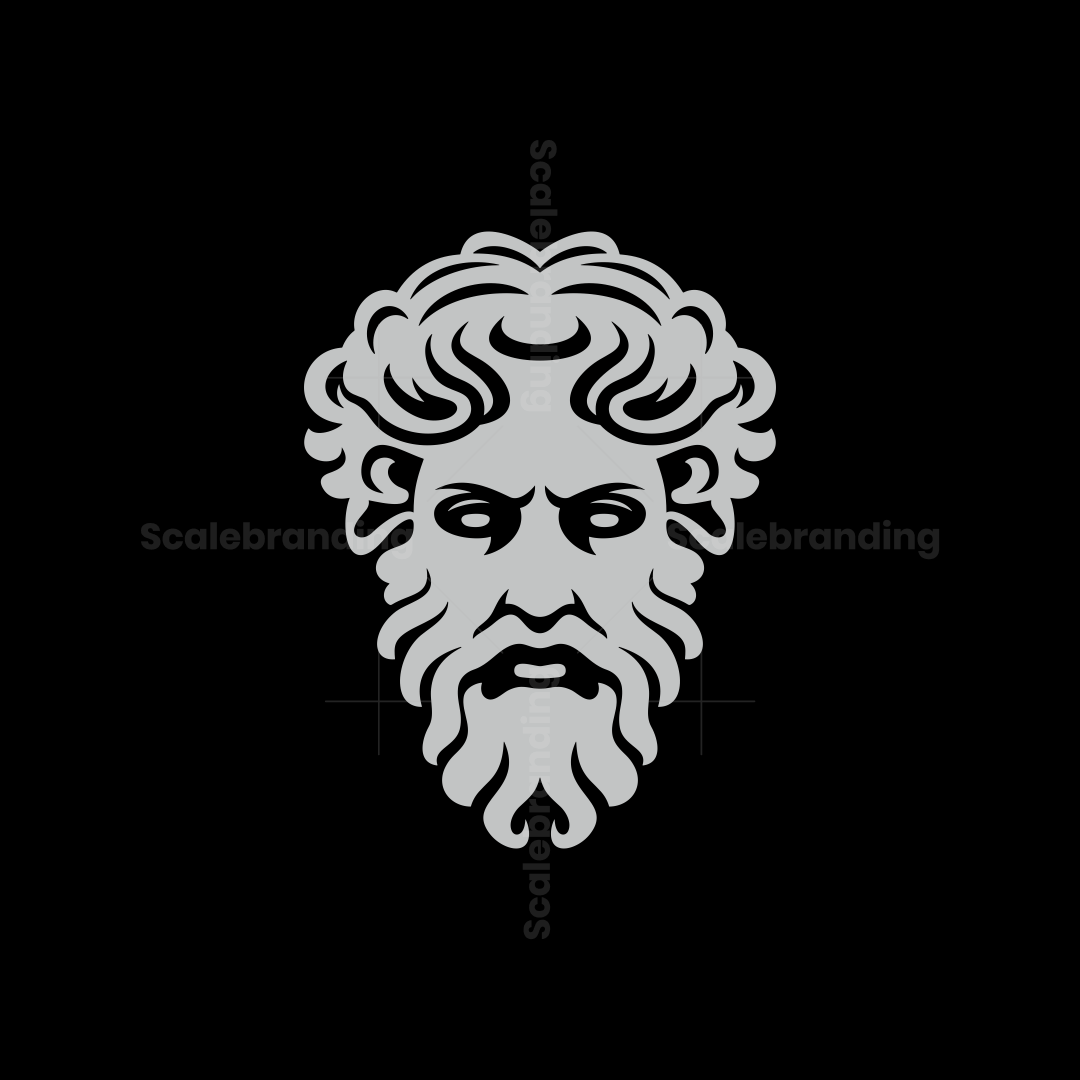 Ancient Greek Philosopher Logo Design | Scalebranding