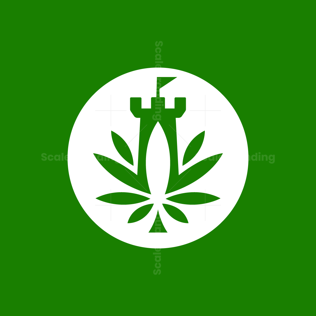 Cannabis Castle Or Fortress Logo | Scalebranding