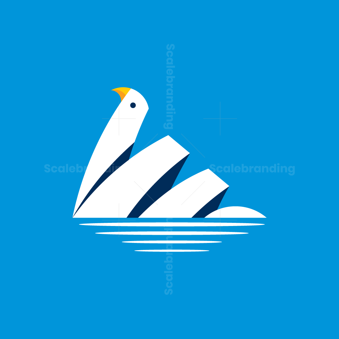 White Swan Coiled Paper logo | Scalebranding