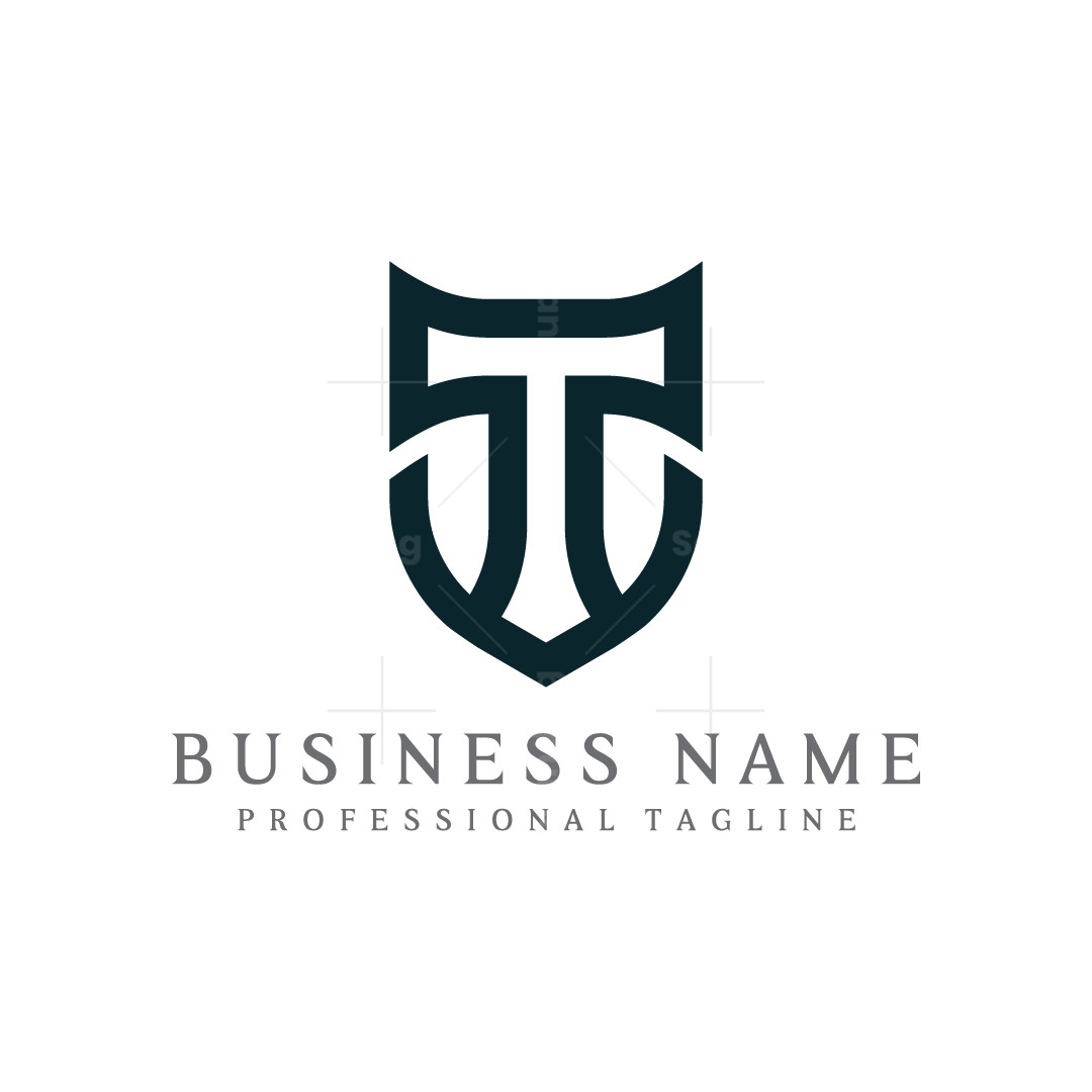 Letter T Shield Logo | Scalebranding