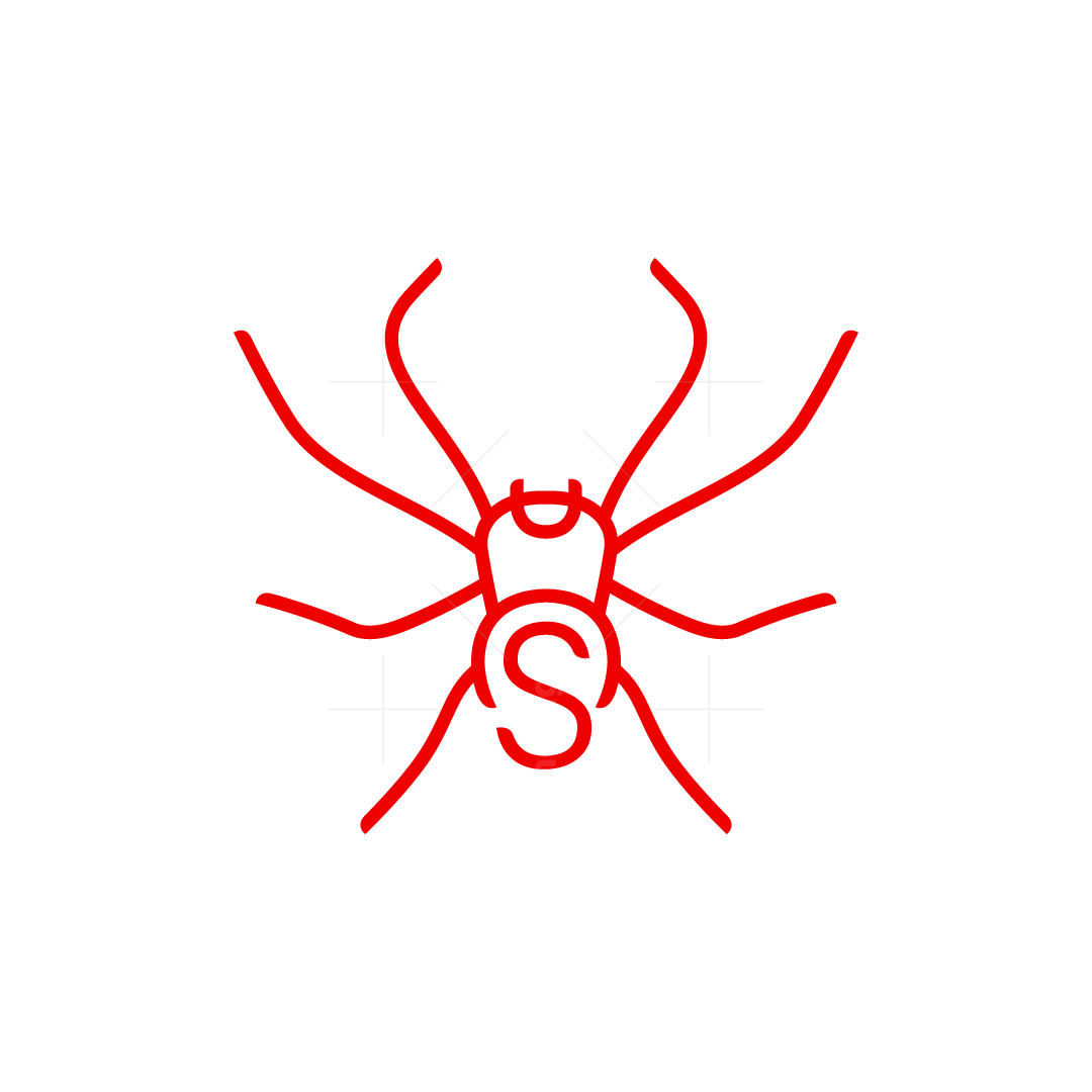 Silver Lines Sider Logo Letter S Spider Logo | Scalebranding
