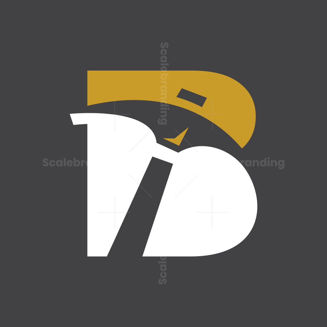 Letter B Mining Hammer Logo | Scalebranding
